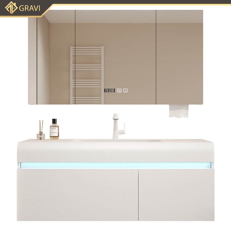 Bộ tủ chậu cao cấp Gravi BT.GTM100G18, ngang 100cm - Gravi